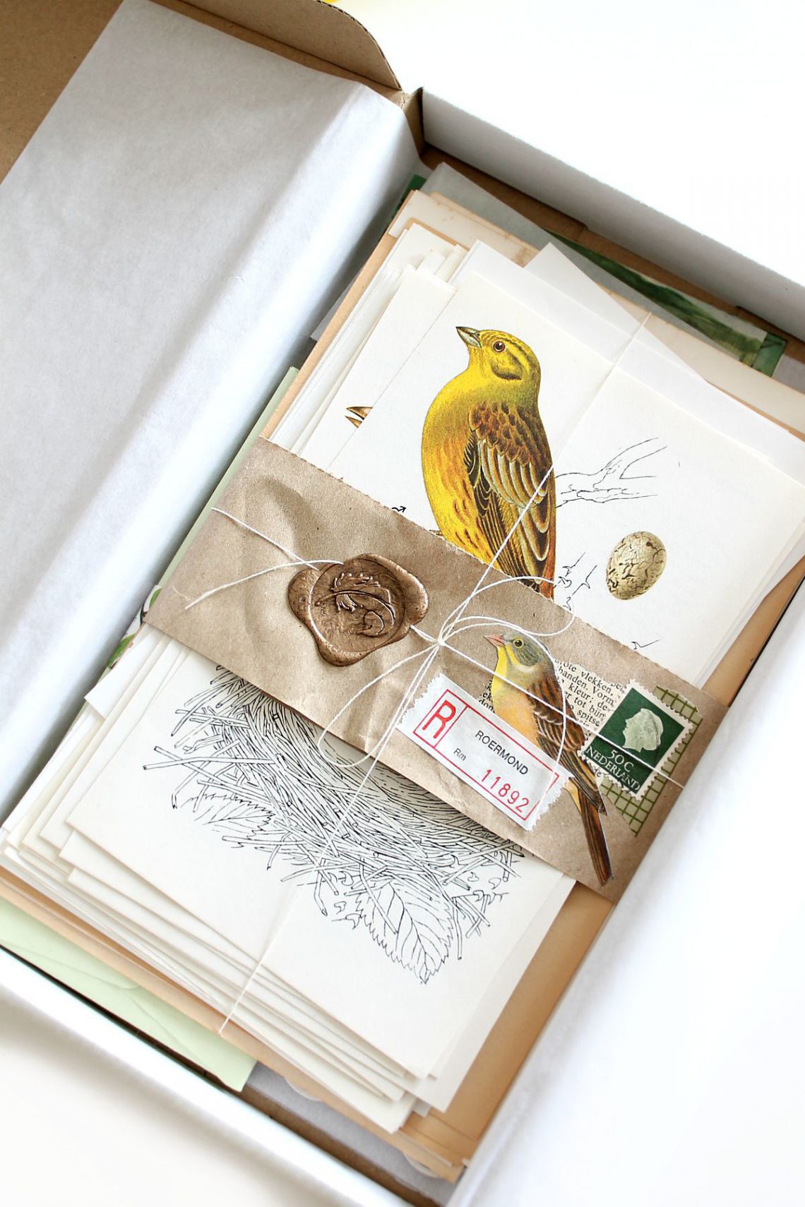 Release van de tweede Vintage Paper Box - Studio Snailmail